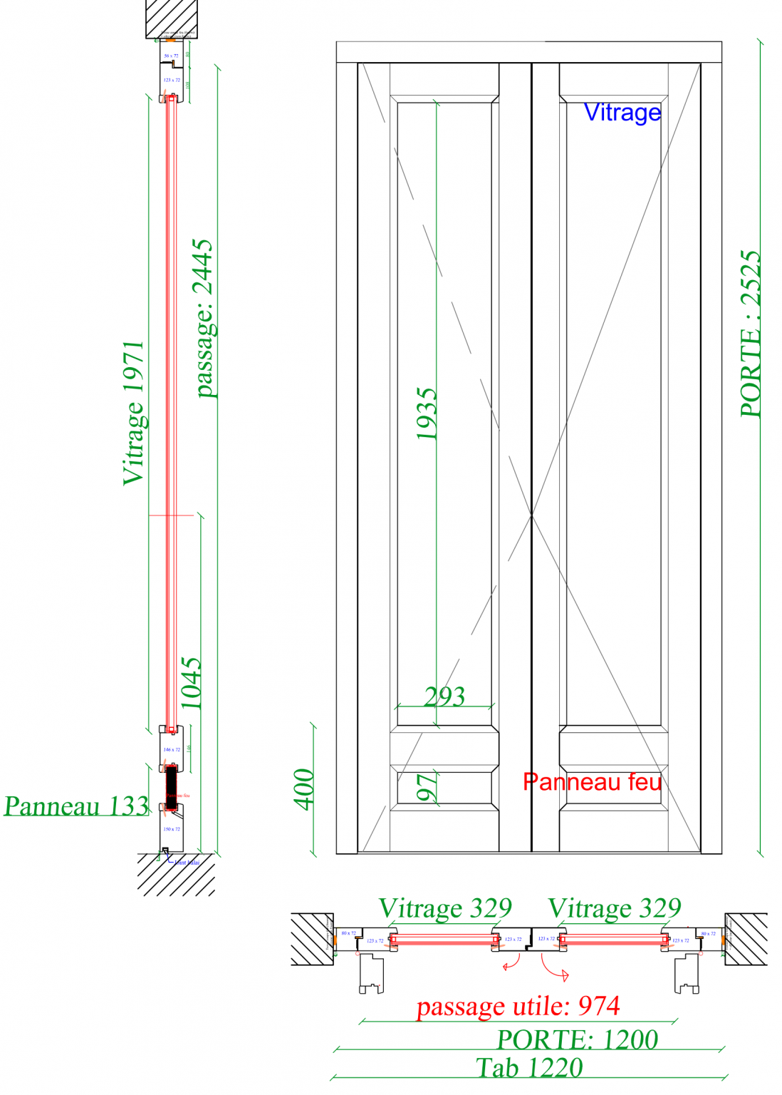 Portes (EI30, EW30) - Menuiserie bois sur mesure - portes, fenêtre ...