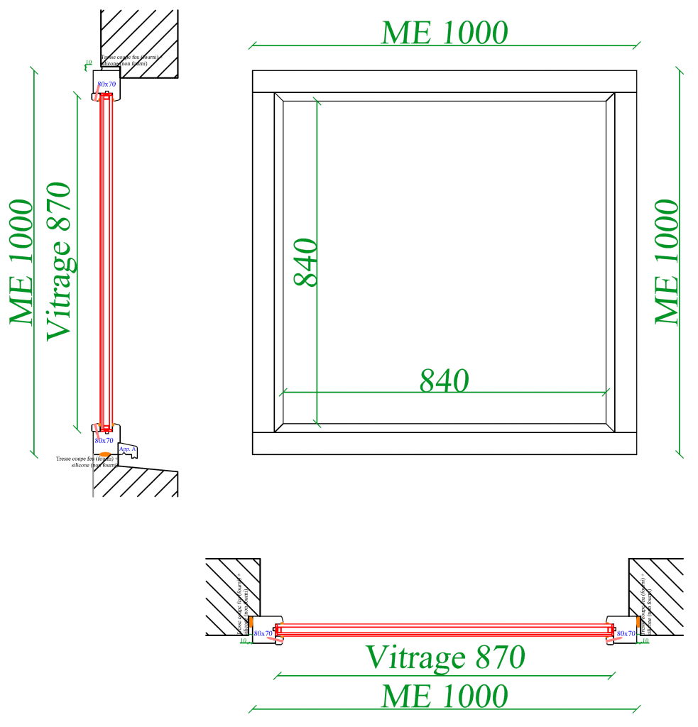 Châssis fixes (EI30, EW30) - Menuiserie bois sur mesure - portes ...